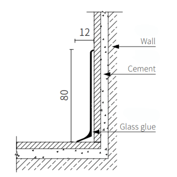 Rodape Metalico em Aluminio Wave 80x12x2500mm Cor Preto – Big Obra ...